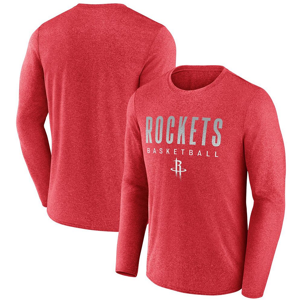 Men's Fanatics Heathered Red Houston Rockets Where Legends Play Iconic ...