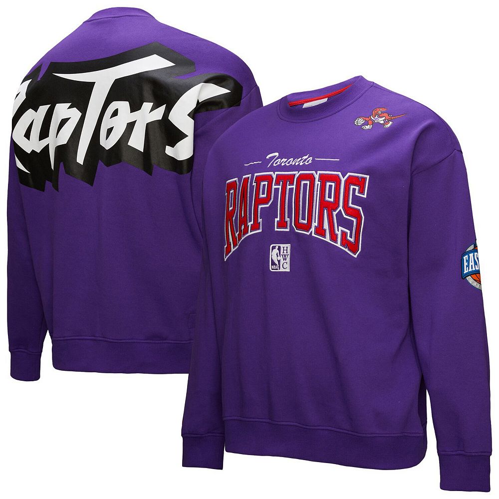 Men's Mitchell & Ness Purple Toronto Raptors Hardwood Classics There ...