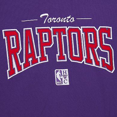 Men's Mitchell & Ness Purple Toronto Raptors Hardwood Classics There ...
