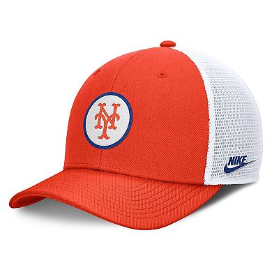 Men's Nike Orange New York Mets Cooperstown Collection Rise Trucker ...