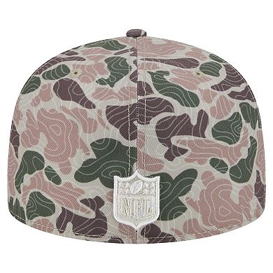 Men's New Era Las Vegas Raiders Geo Camo 59FIFTY Fitted Hat