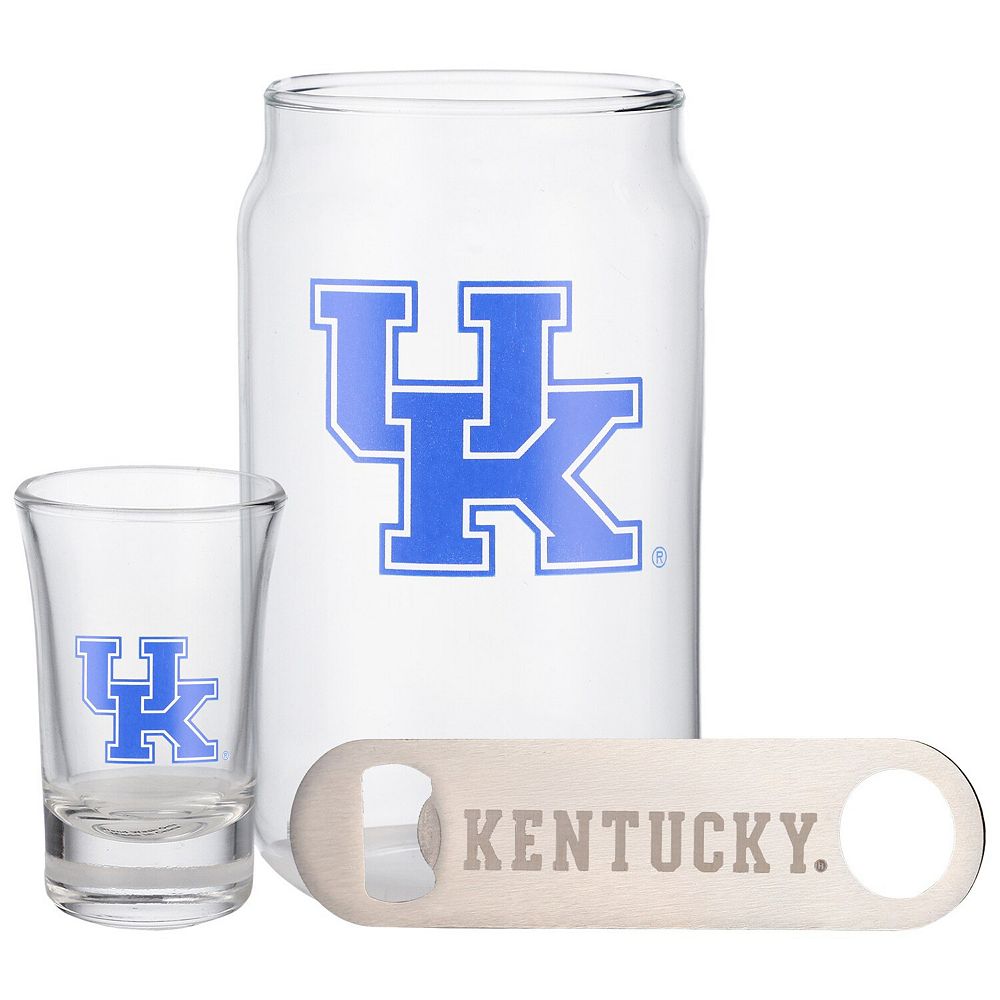"The Memory Company Kentucky Wildcats Three-Pack Beer Glass, 2oz. Shot ...
