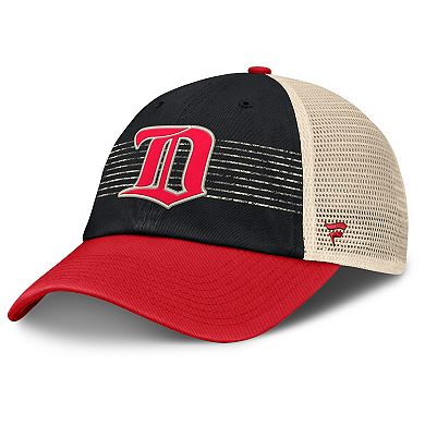 Men's Fanatics Black/Red Detroit Red Wings Heritage Breakaway Trucker ...