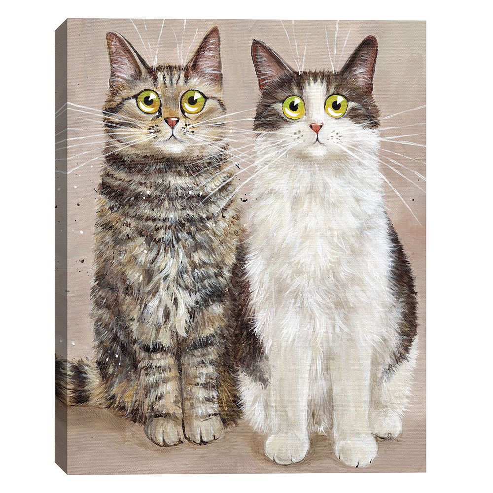 Hope & Natalie Cats Canvas Wall Art