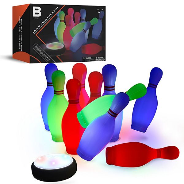 Black Series Light-Up Hover Bowling Set