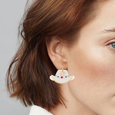 Celebrate Together™ Americana Cowboy Hat Dangle Earrings