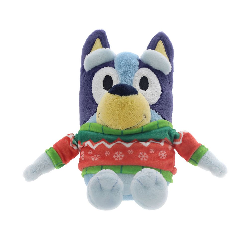 Animal Adventure Bluey Holiday Sweater Plush Toy