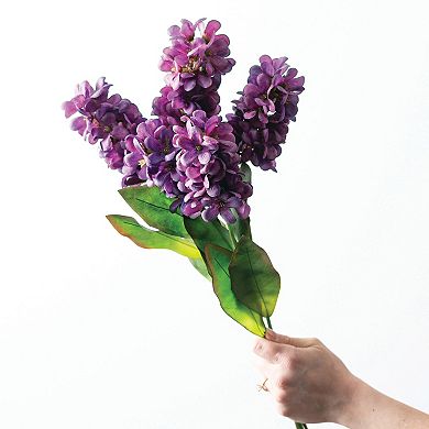 Sullivan's Real Touch Purple Hyacinth Faux Flower Bundle