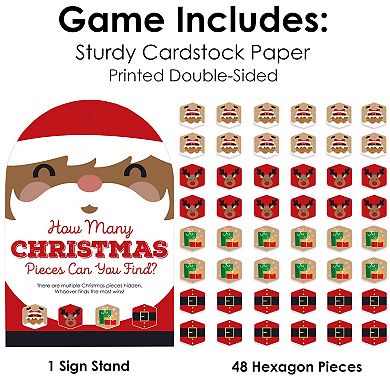 Big Dot of Happiness Jolly Santa Claus Christmas Party Scavenger Hunt ...