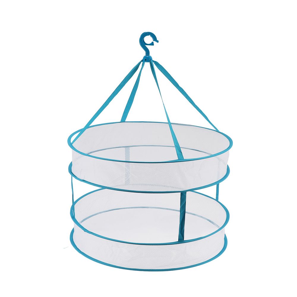 Durable Double Layer Clothes Drying Basket for Balcony 4.72"x24.02" 89L