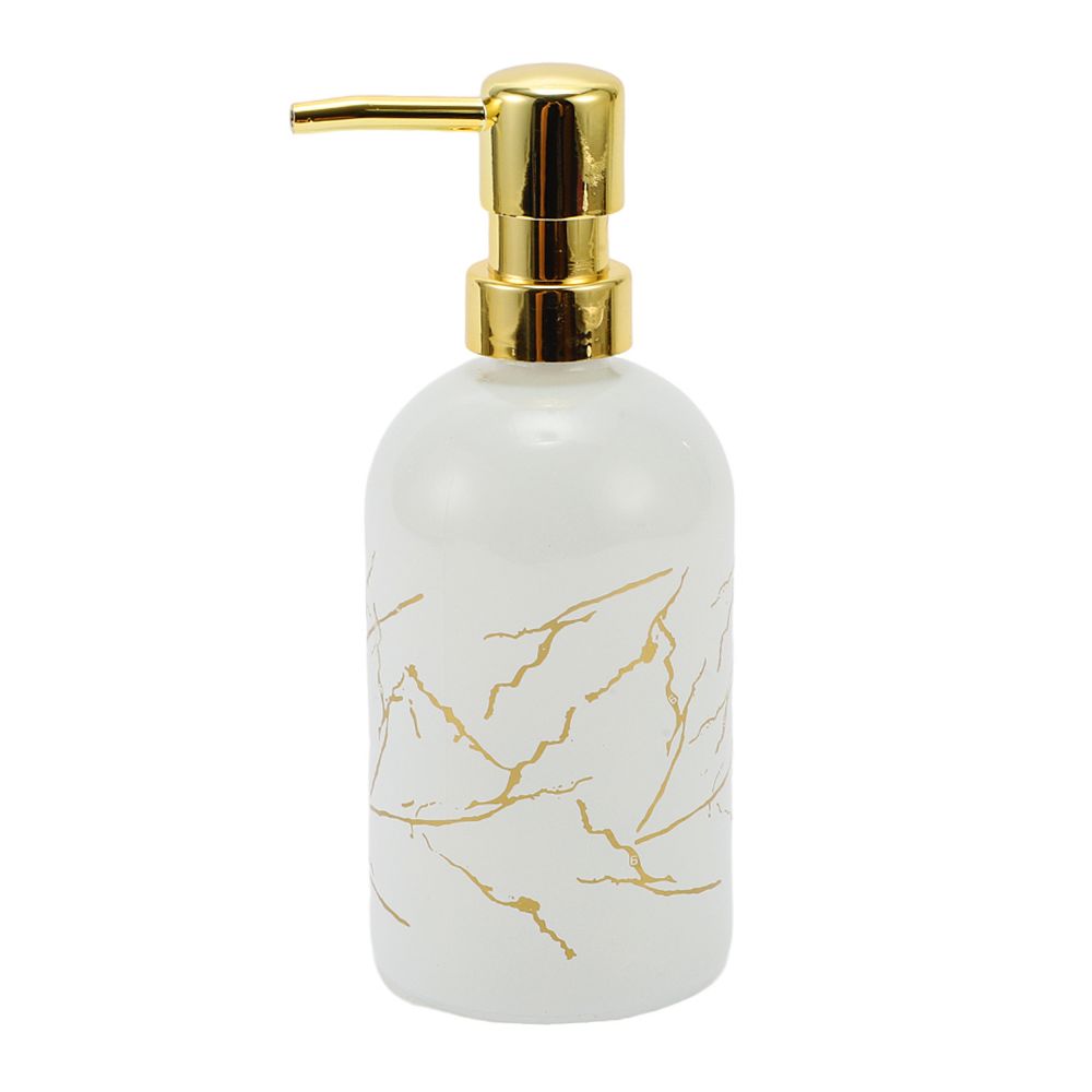 Simple Cylindrical Soap Pump Dispenser for Bathroom Kitchen Hotel 400ml ...