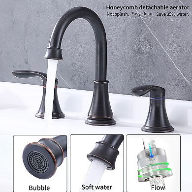 Widespread Bathroom Faucet in Oil-Rubbed Bronze