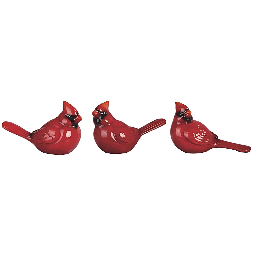 FC Design 3-PC Set 6"W Cardinal Figurine Decoration Home Room Decor