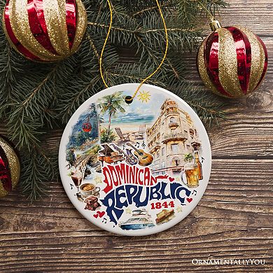 Artistic Dominican Republic Handcrafted Ceramic Ornament, Cultural and ...