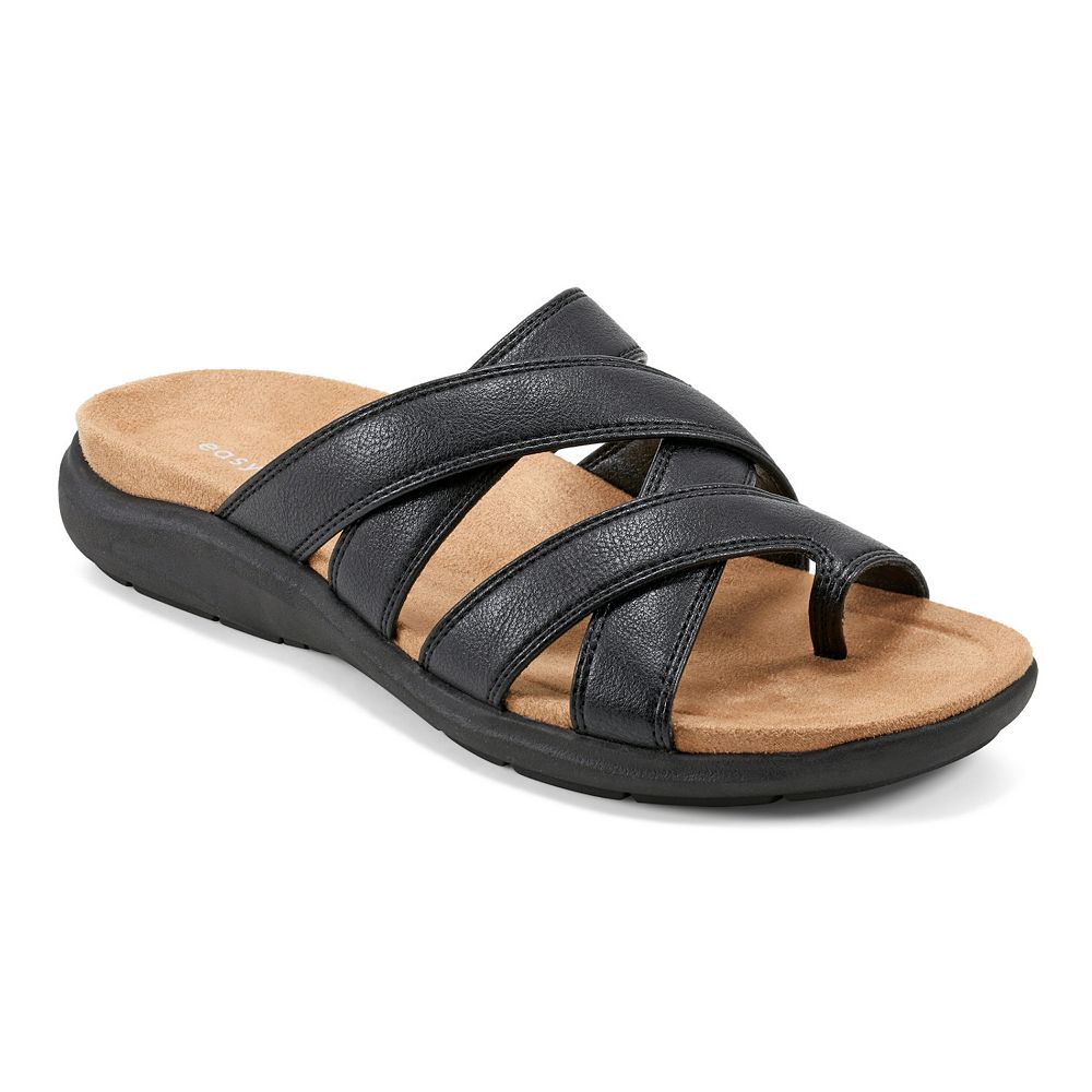 Easy Spirit Women's Westly Strappy Toe Loop Slide Sandals
