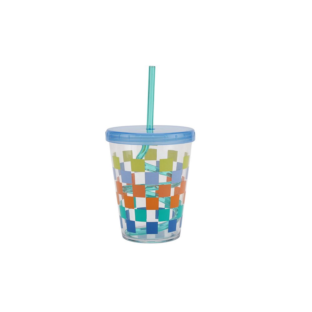 The Big One® Checker Kids Straw Cup