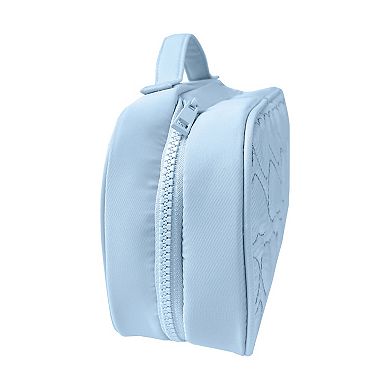 Juniors' Life Is Good Blue Embossed Cosmetic Bag