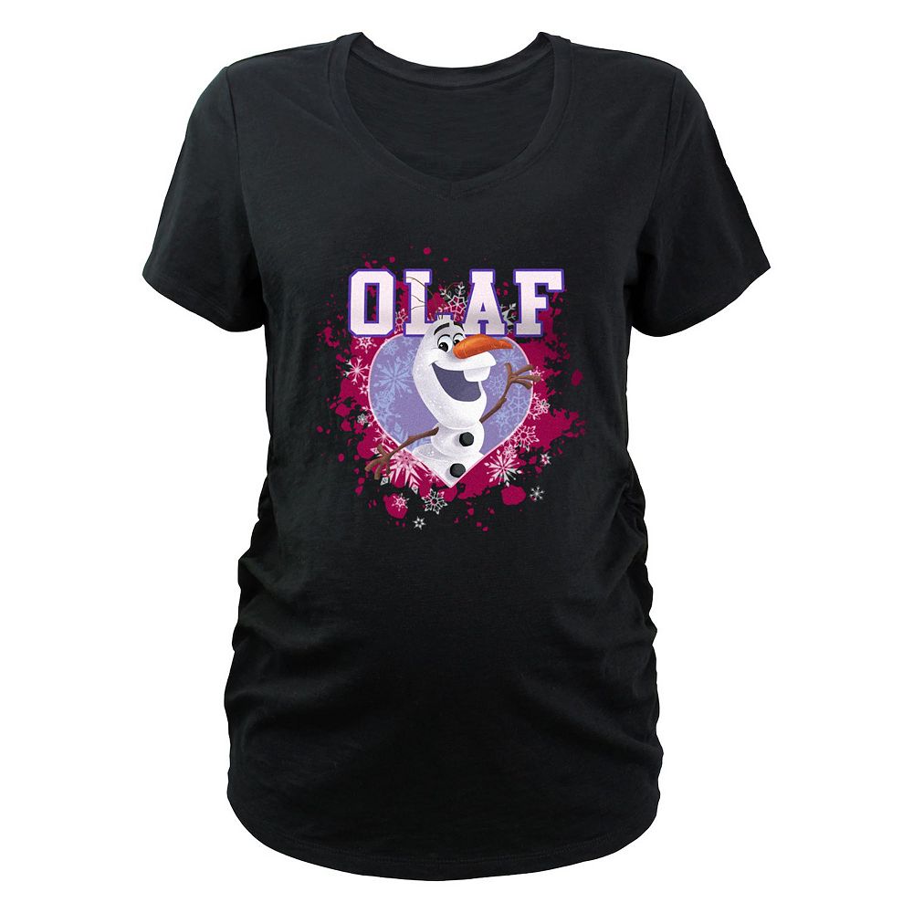 Disney's Frozen Olaf Happy Heart Maternity Graphic Tee