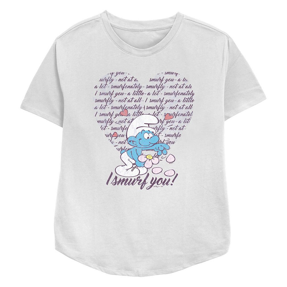 Women's Smurfs I Smurf You Relaxed Fit Graphic Tee