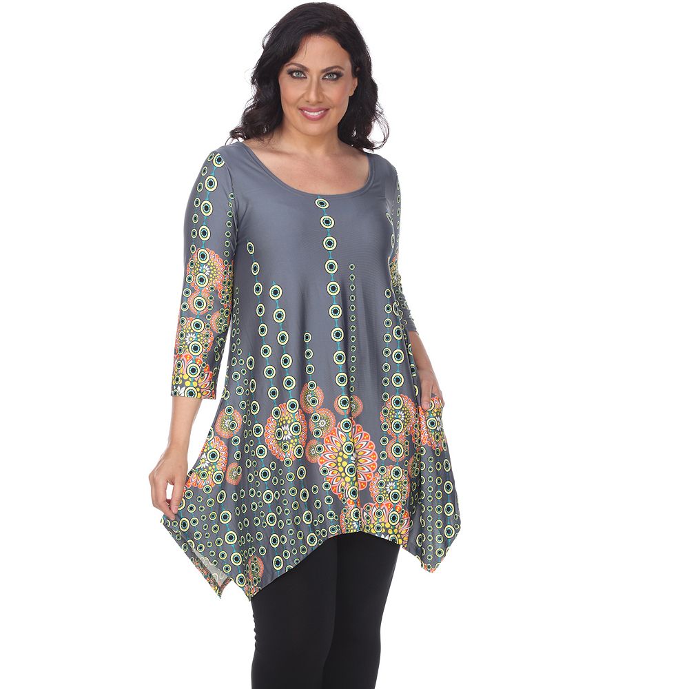 Plus Size Printed Tunic Top