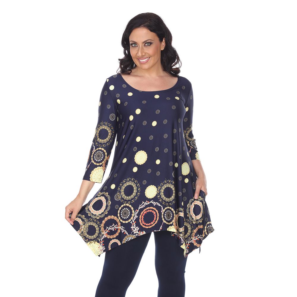 Plus Size Printed Tunic Top