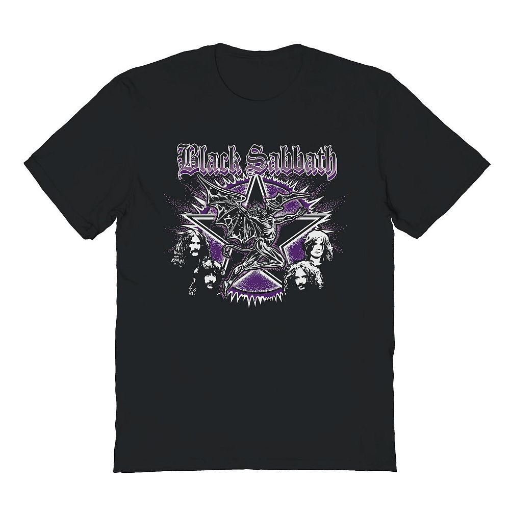 Men's Black Sabbath Fallen Henry Star Heads Graphic Tee