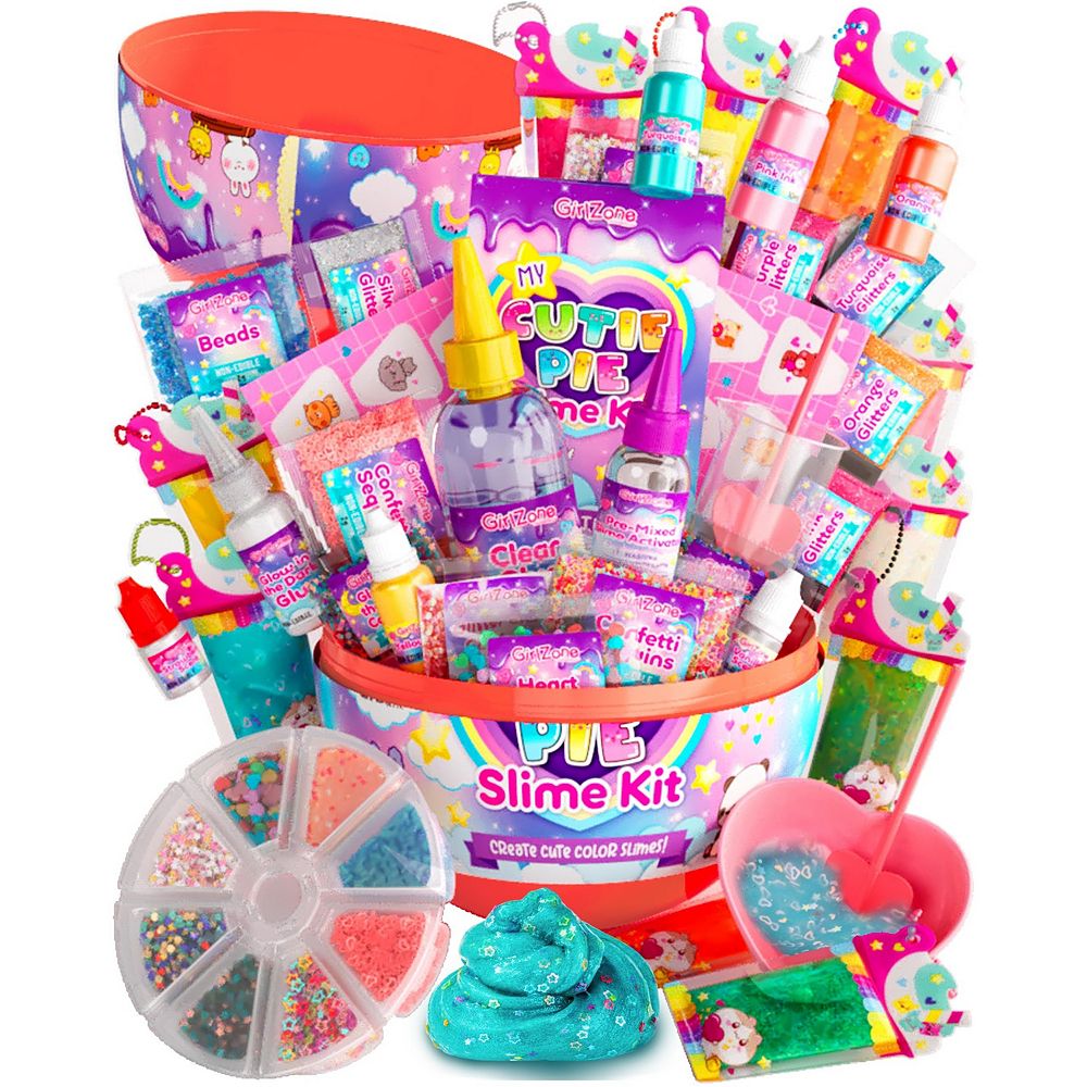 My Cutie Pie Slime Kit, DIY Slime Kit for Girls, Great Gift Idea
