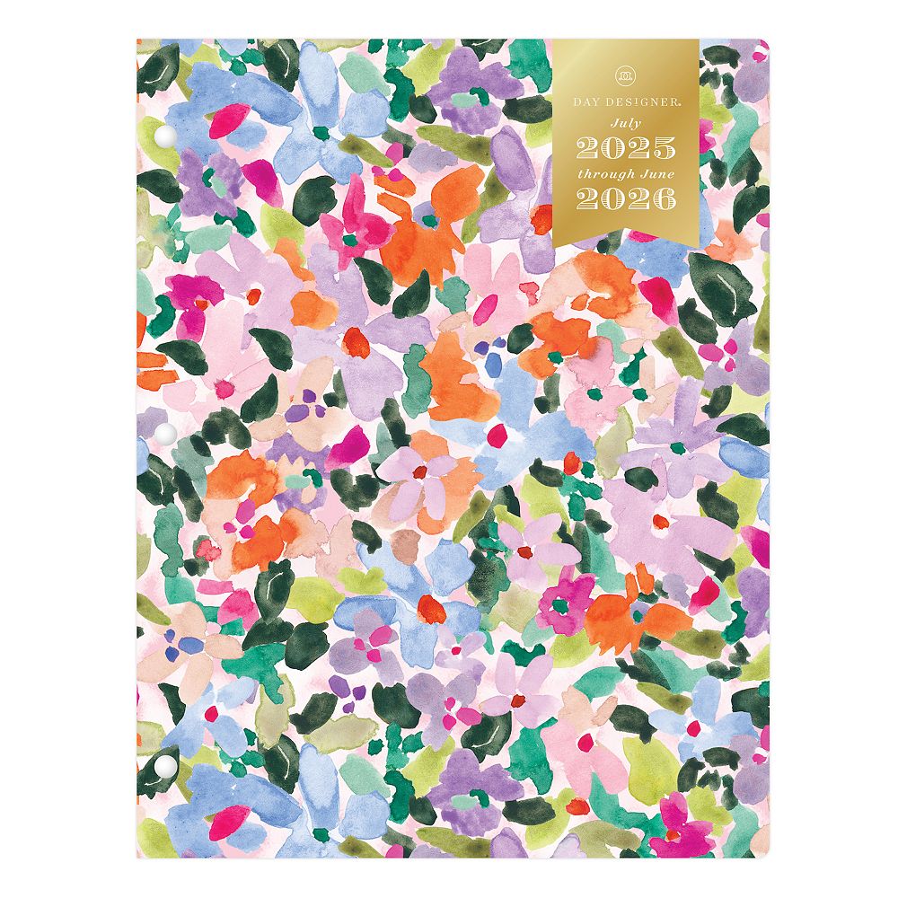 Day Designer Academic Year 2025–2026 8.5" x 11" Floral Planning Calendar