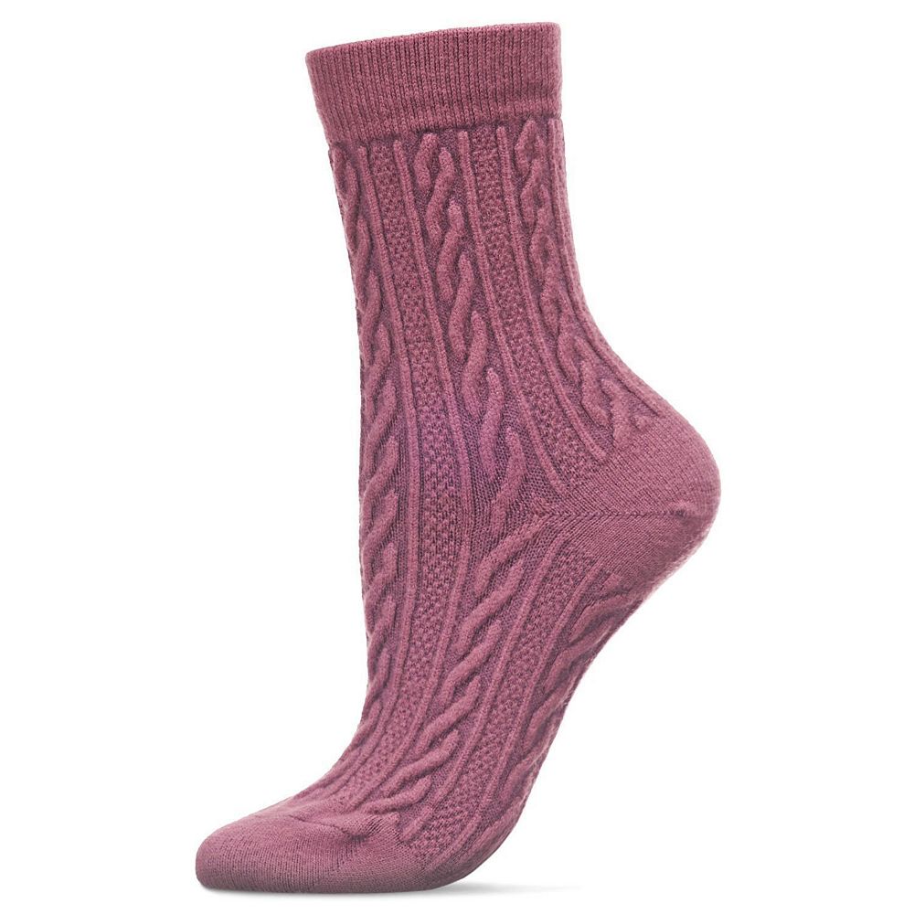 Women's Classic Cozy And Warm Cable Knit Crew Sock