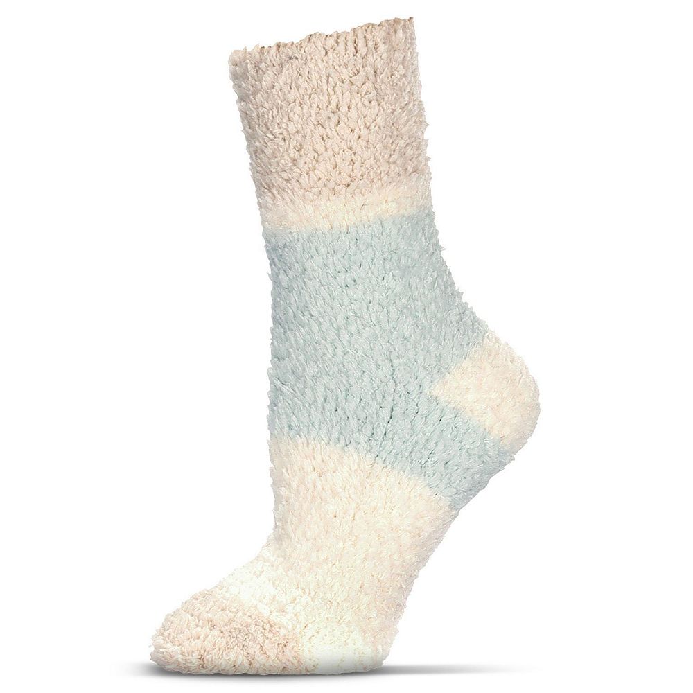 Women's Colorblock Plush Crew Socks