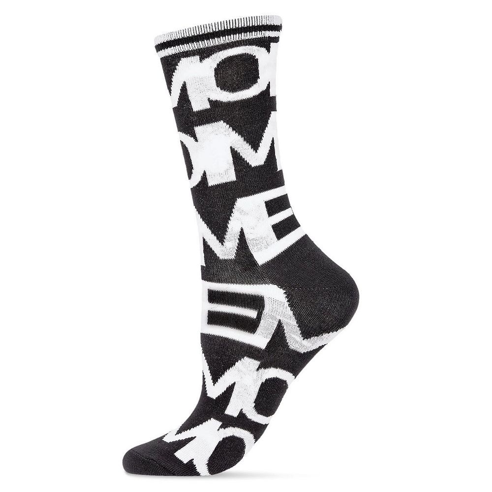 Women's Have A Me Moment Memoi Fashion Crew Sock