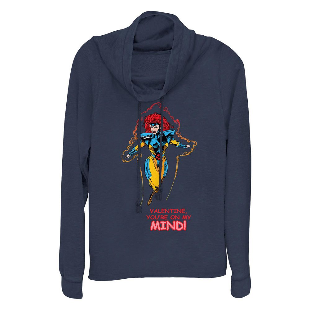 Plus Size Marvel X-Men Jean Grey Valentine You're On My Mind Cowlneck ...