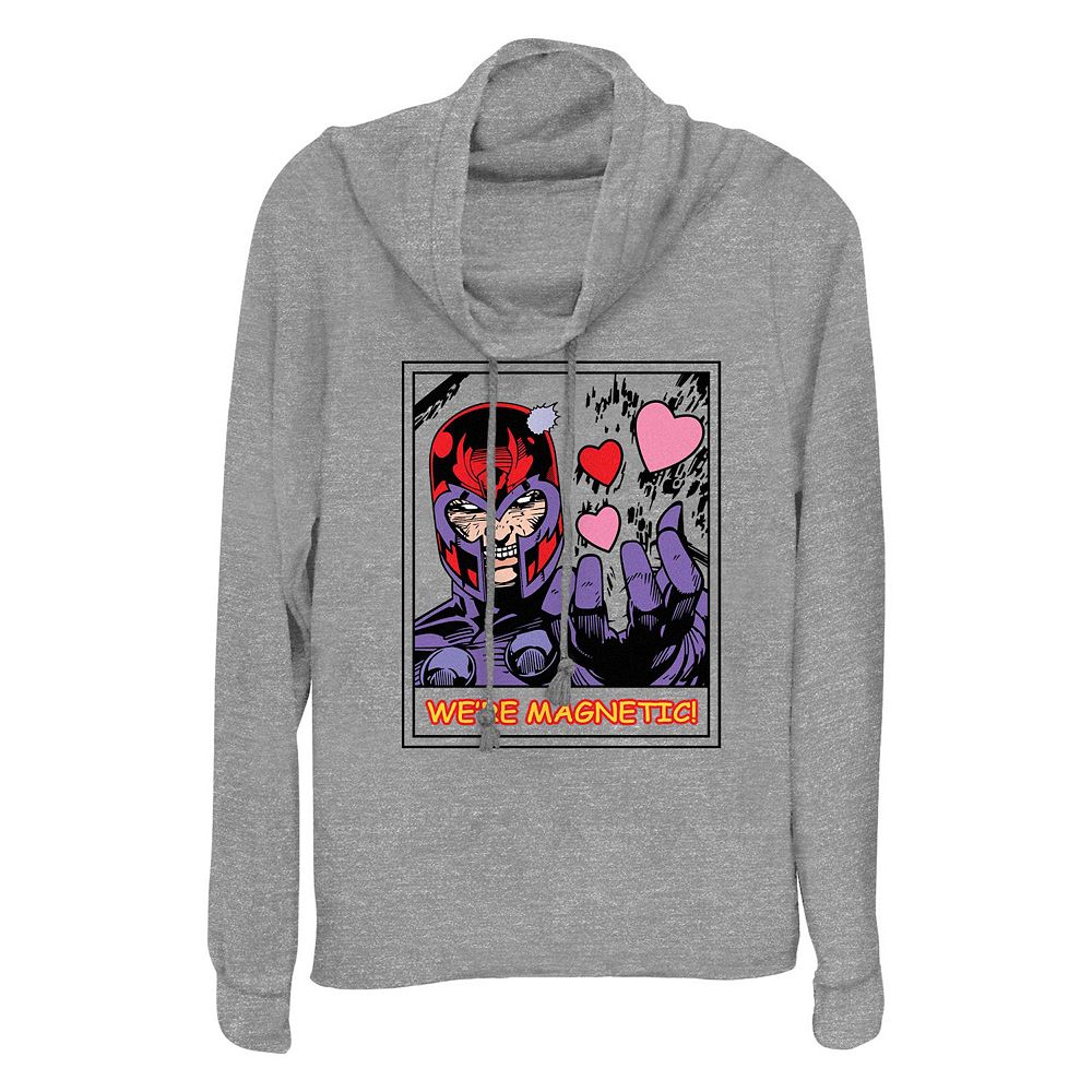 Plus Size Marvel X-Men Magneto We're Magnetic Cowlneck Graphic ...