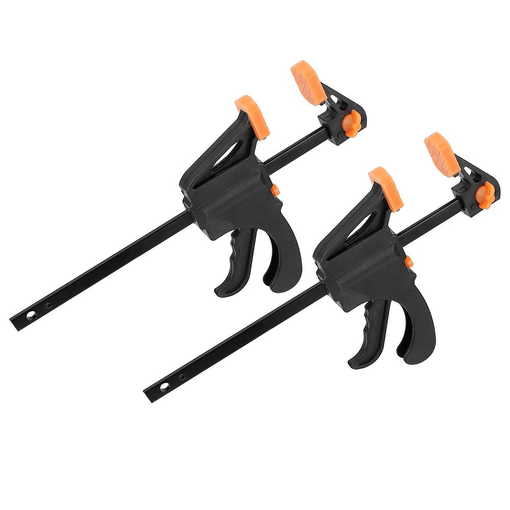 2-Pack Quick-Release Bar F Clamps Woodworking, DIY, Carpentry Squeeze ...