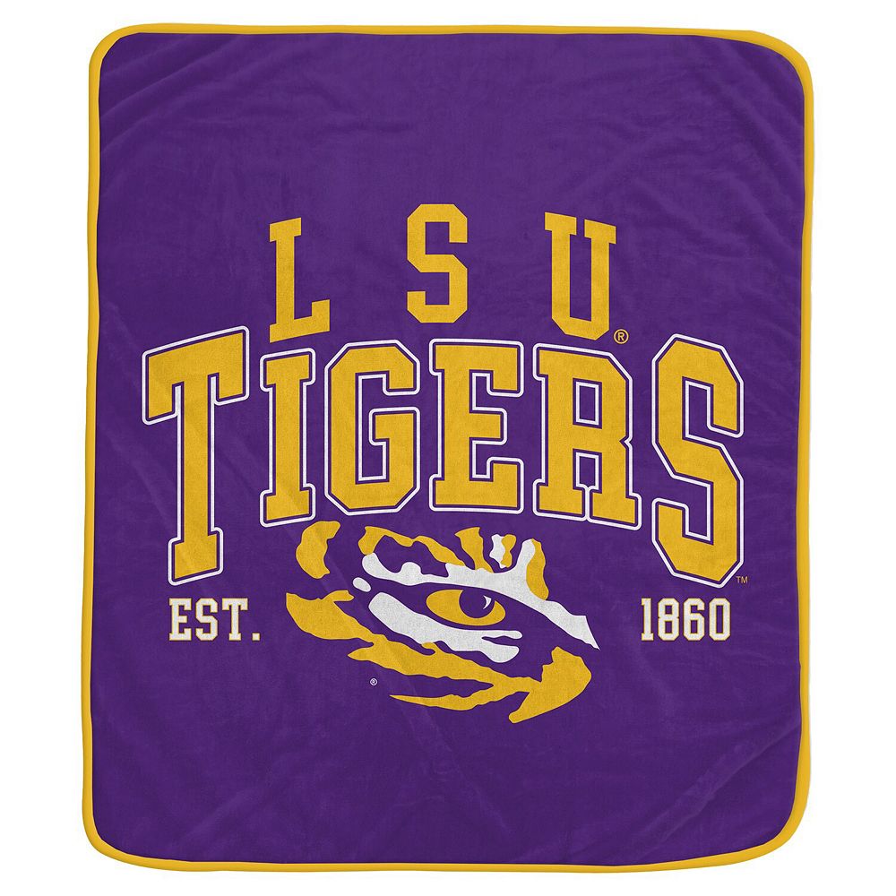 "Pegasus LSU Tigers Vintage Arch Ultra Soft 50"" x 60"" Blanket"