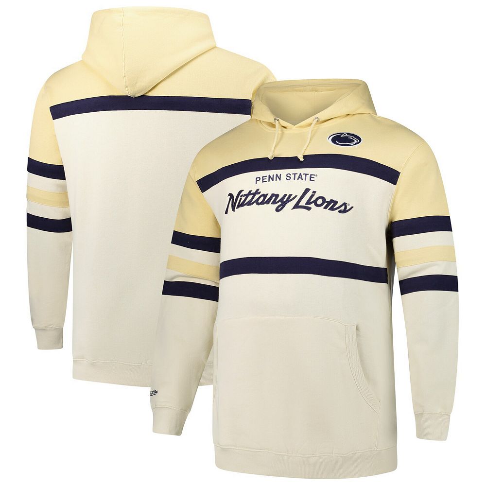 Men's Mitchell & Ness Cream Penn State Nittany Lions Big & Tall Head ...
