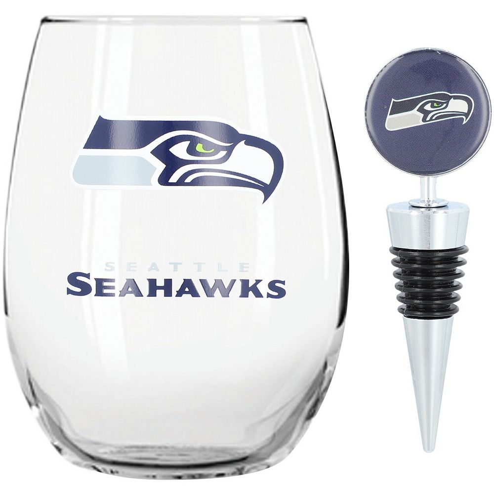 The Memory Company Seattle Seahawks 15oz. Stemless Tumbler with Wine ...