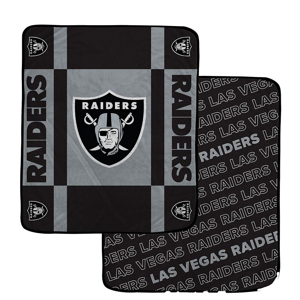 Pegasus Las Vegas Raiders 60 ۝ x 70 ۝ Reverse Block Double-Sided Ultra Cozy Blanket