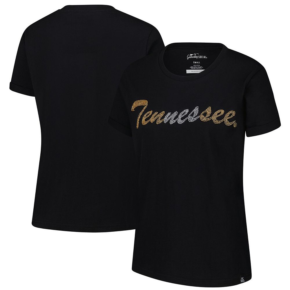 Women's Gameday Social Black Tennessee Volunteers Hand Sewn Beaded ...