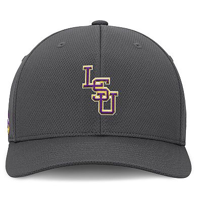 Men's Top of the World Charcoal LSU Tigers Reflex Logo Flex Hat