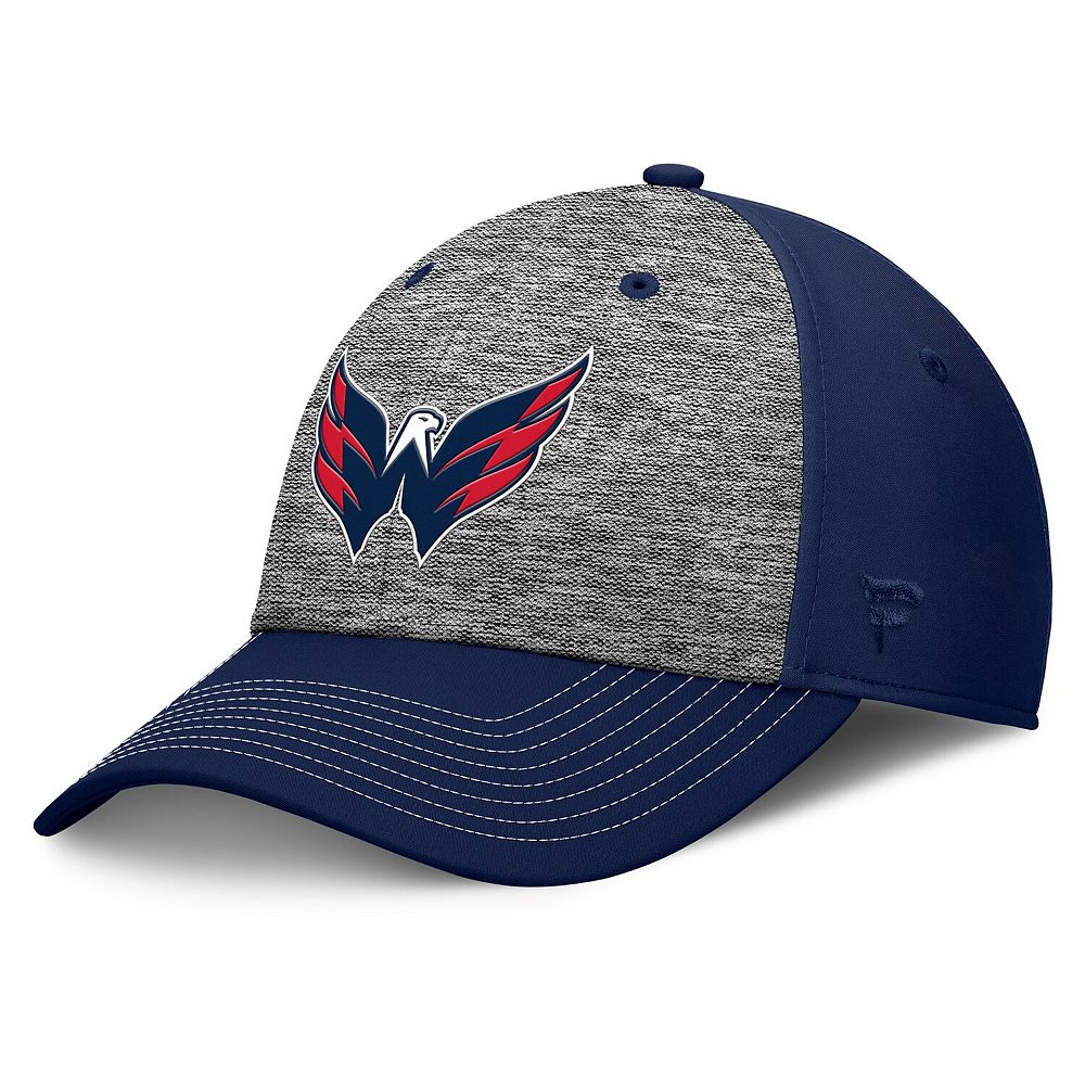 Men's Fanatics Gray/Navy Washington Capitals Fundamental Top Shelf 2 ...
