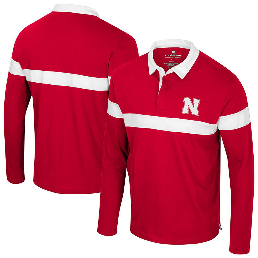 Men's Colosseum Scarlet Nebraska Huskers Too Cool For School Long ...