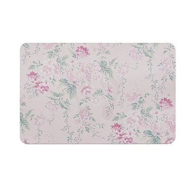 Laura Ashley Floral Stone Drying Bath Mat