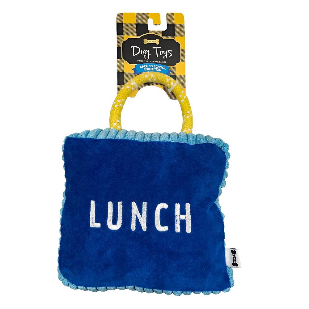 Woof Lunch Box Plush Pet Toy 4-pc. Set