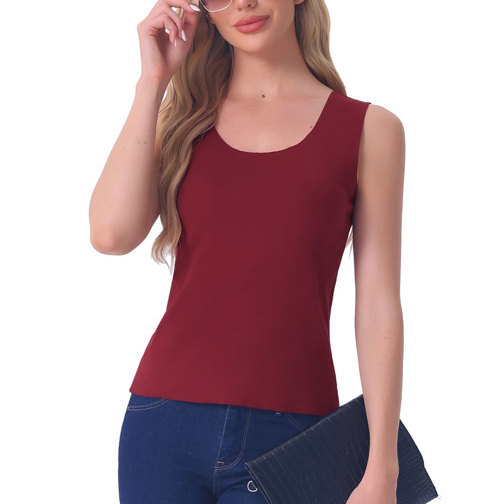 Women's Tank Top Plush Sleeveless Warm Thick Layer Camisole Fall Winter
