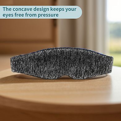 Sleep Eye Mask, Deep Contoured 3D Eye Covers, Light Block Out, Zero ...