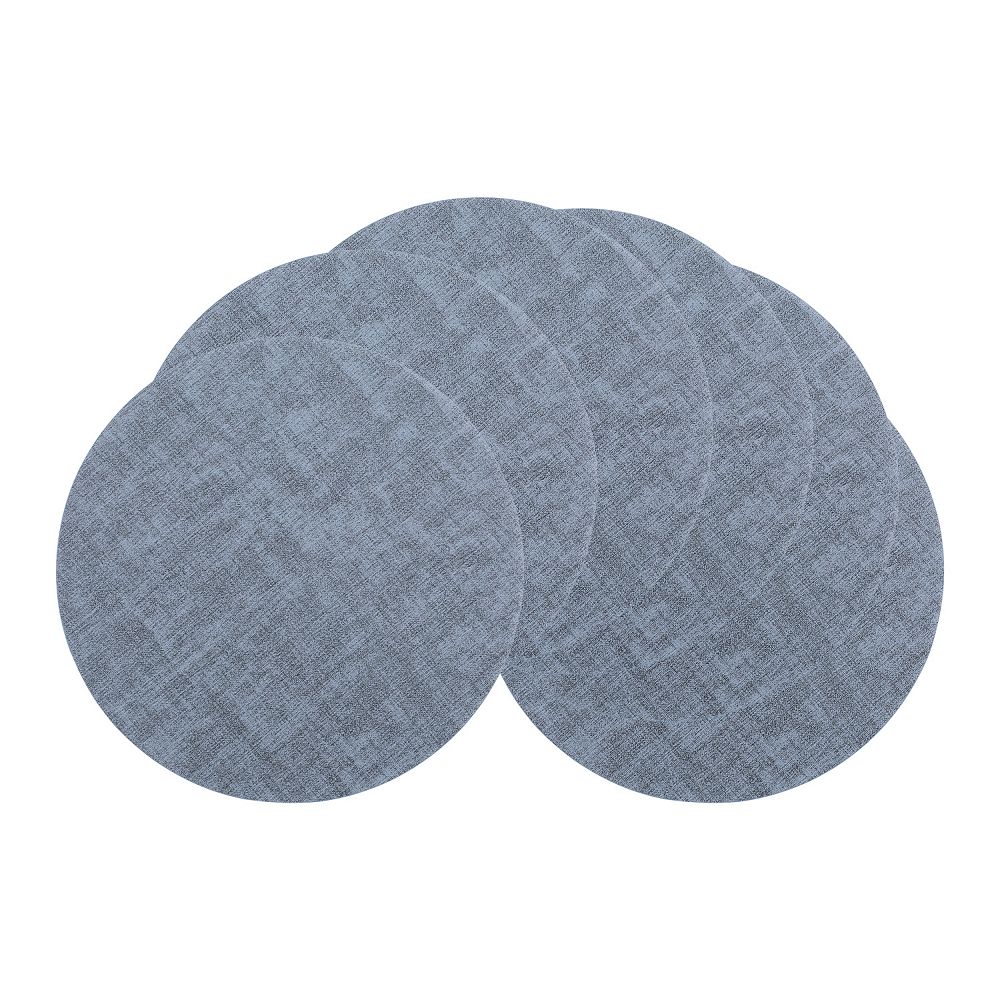 Set of 6 Placemats for Kitchen Dining Table Decor, Faux Leather Table Mat