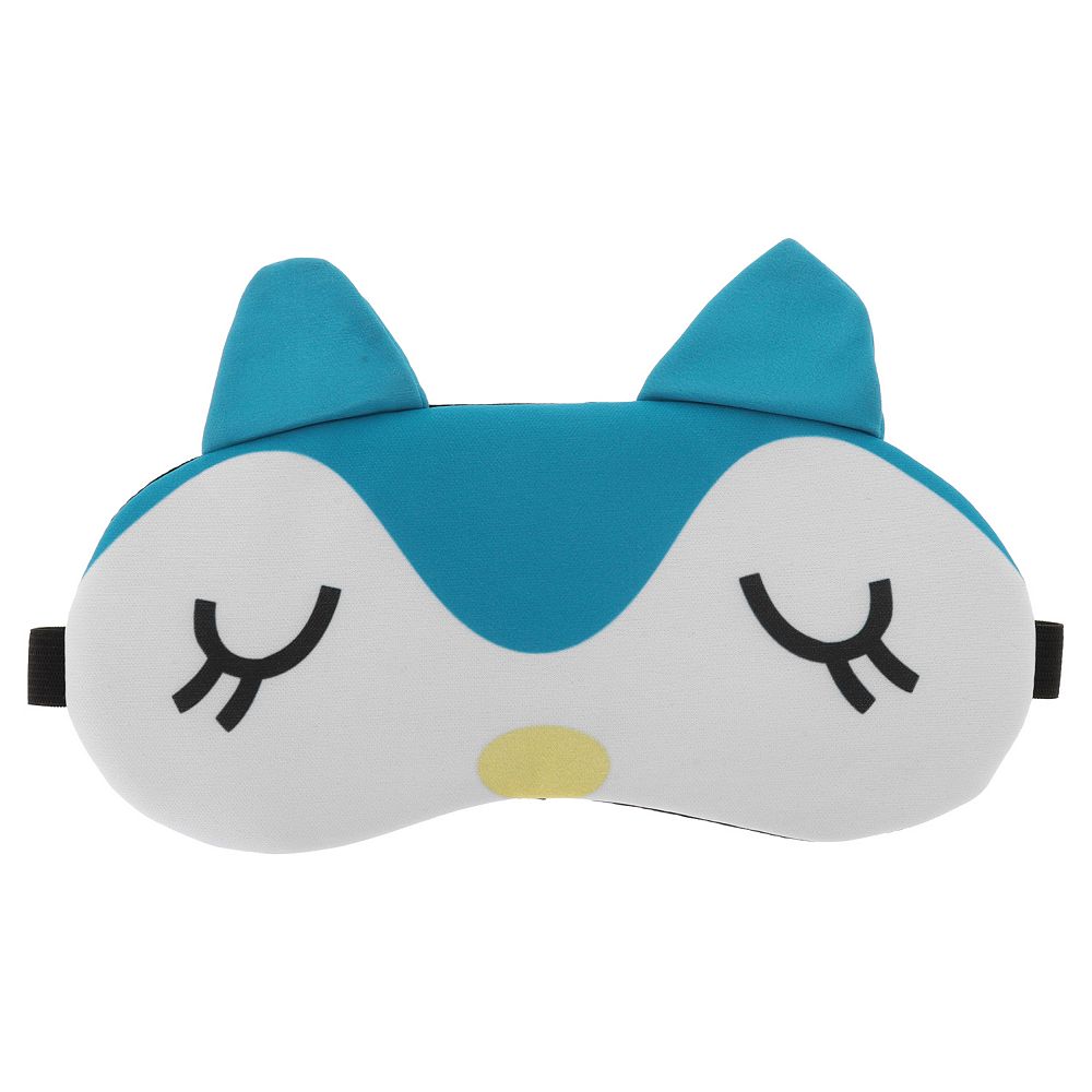 Soft Cute Penguins Eyes Sleep Mask Blue White Eye Shade Cover for ...