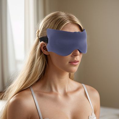 Soft Elastic Buckle Band 3D Eye Mask 3D Eye Shade Cover for Rest 1 Pc