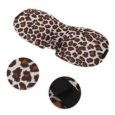 Breathable Leopards Pattern 3D Sleep Mask Brown 3D Eye Shade Cover for ...